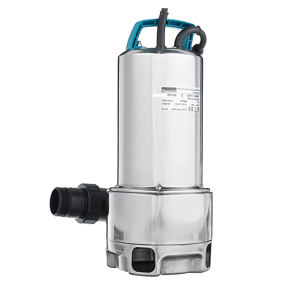 PF1110 MAKITA Potapajuća pumpa za prljavu vodu prohrom 1100w