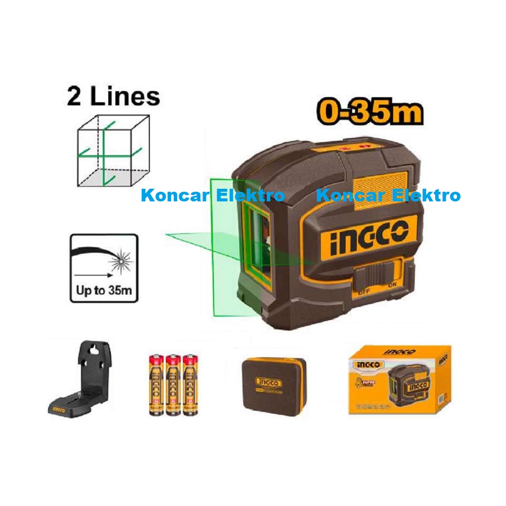 SUPER INGCO HLL156601 Linijski laser sa ukrštene linije